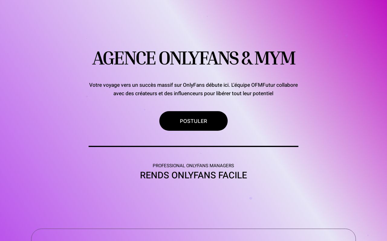 OFM FUTUR Agency OnlyFans